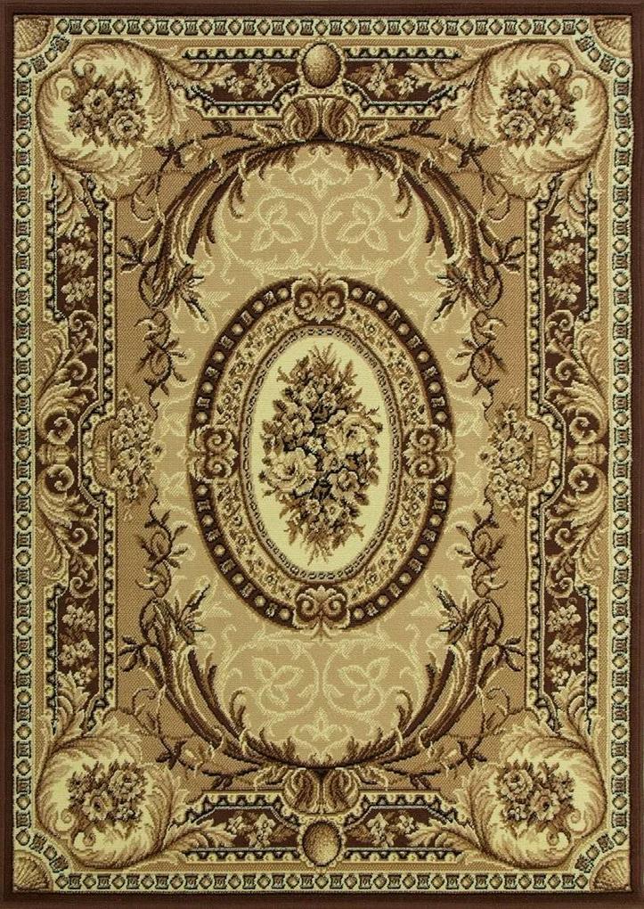 Klasický kusový koberec GOLD 042/12A krémový Rozměr: 50x70 cm
