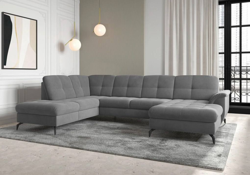 XXXLutz SEDACÍ SOUPRAVA, textil, šedá Sit & More - Sedací soupravy - 00014401334M