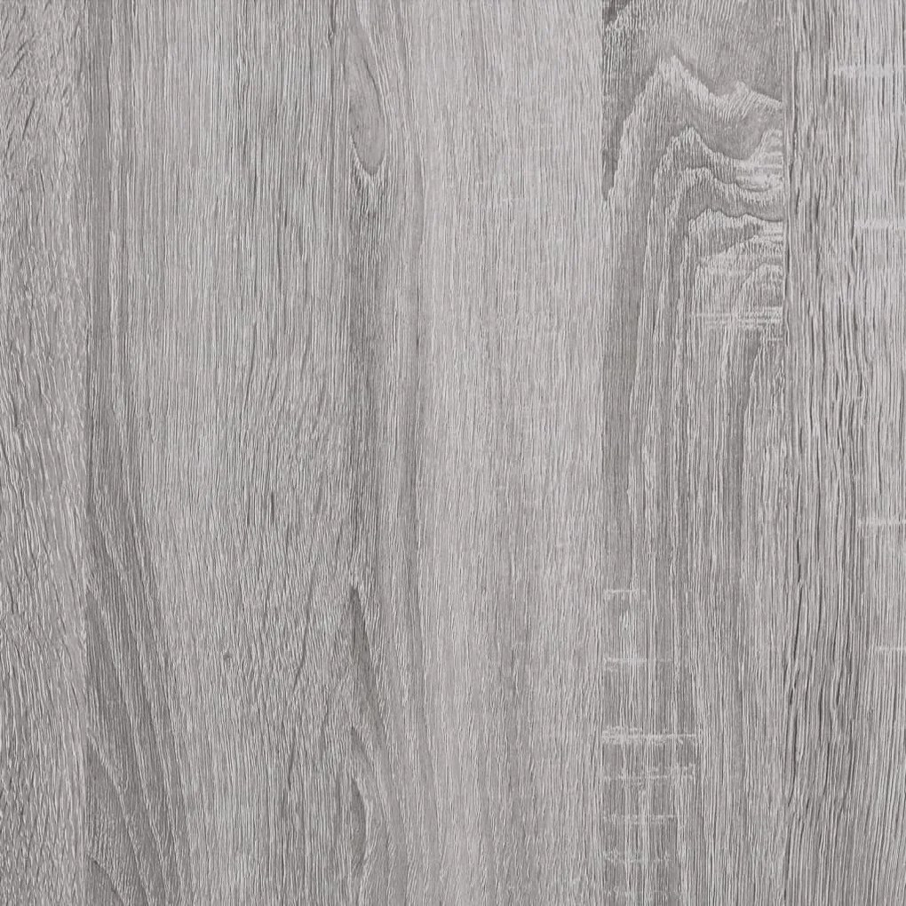 vidaXL Knihovna se 6 policemi 80x30x188 cm kompozitní dřevo [837685] Barva: šedá sonoma