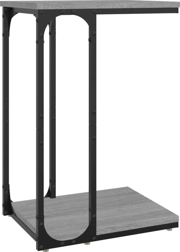 vidaXL Odkládací stolek 40 x 30 x 60 cm kompozitní dřevo [825820] Barva: dub sonoma