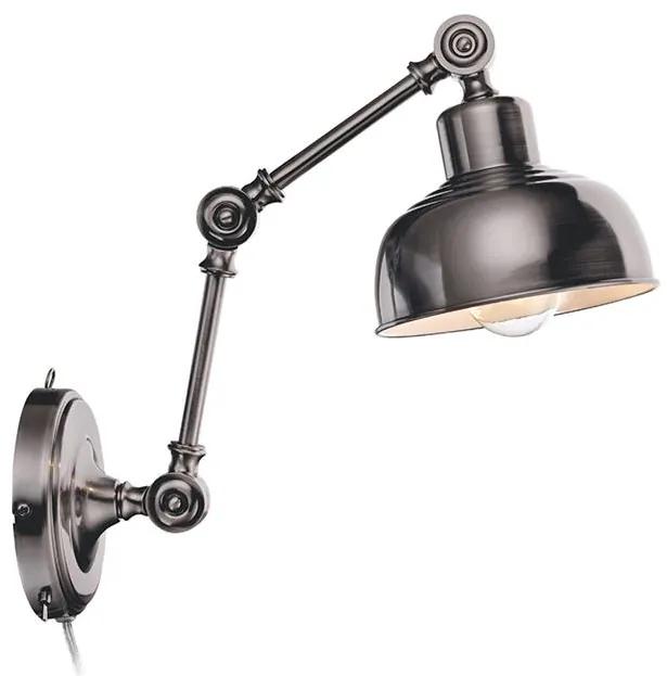 Markslojd 105052 GRIMSTAD - Industriální lampa na kloubu s kabelem a vypínačem