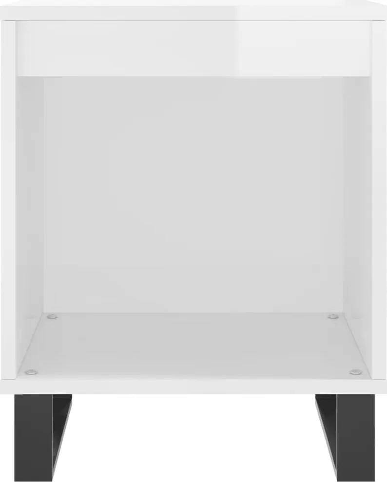 vidaXL Noční stolky 2 ks 40 x 35 x 50 cm kompozitní dřevo [830737] Barva: Betonová šedá