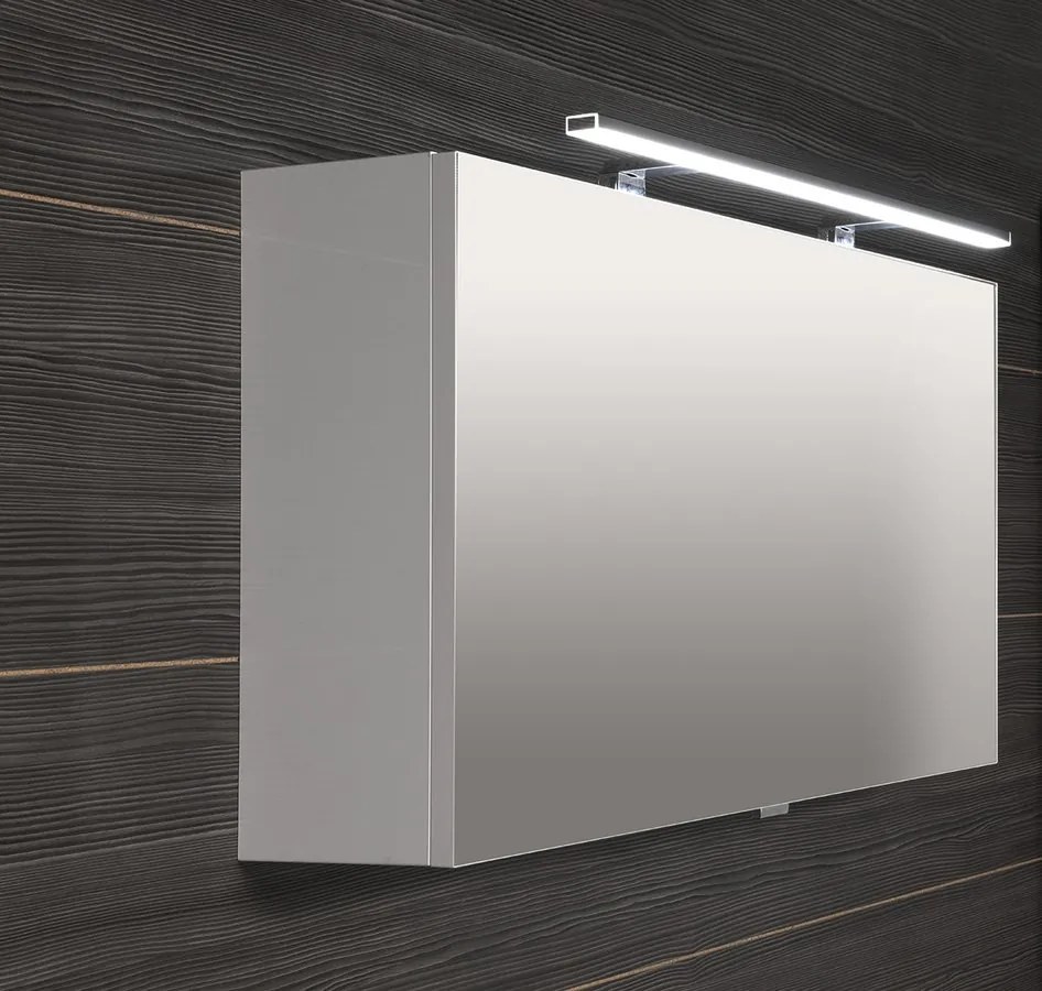 Sapho, CLOE galerka s LED osvětlením, 120x50x18cm, bílá (CE120), CE120-0030