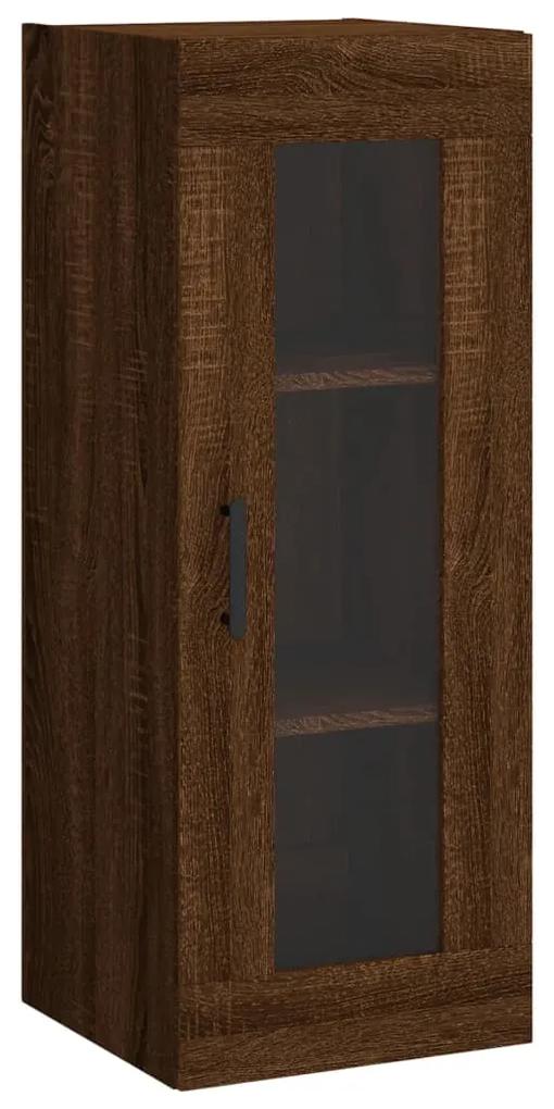 Skříň highboard hnědý dub 34,5 x 34 x 180 cm kompozitní dřevo,  3199248