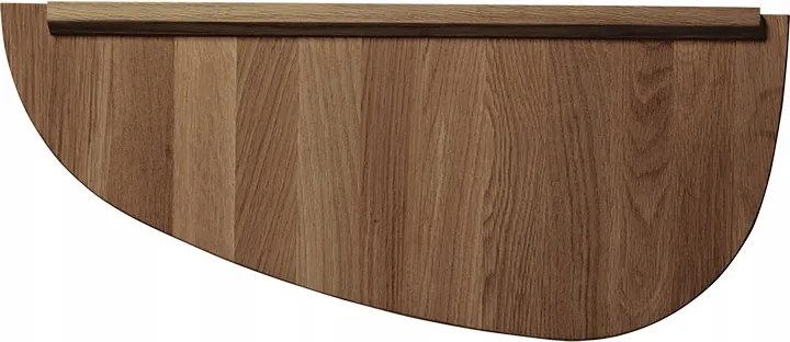 Andersen Furniture Shelf 1 Dřevěná nástěnná police 59 cm tmavě hnědá