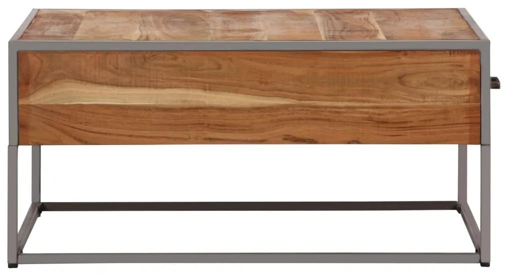 vidaXL Konferenční stolek 75 x 75 x 35 cm masivní akáciové dřevo