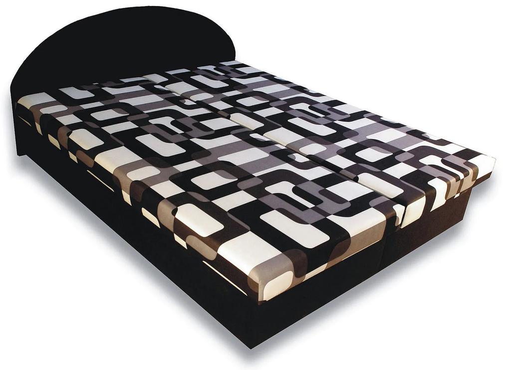 Manželská postel 160 cm Elvina (s pěnovými matracemi). 793001