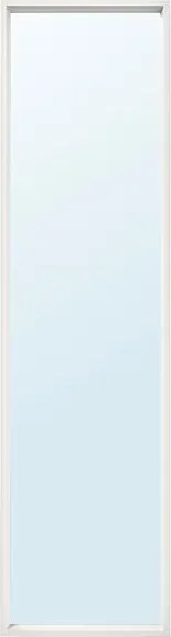 NISSEDAL Zrcadlo, bílá, 40x150 cm