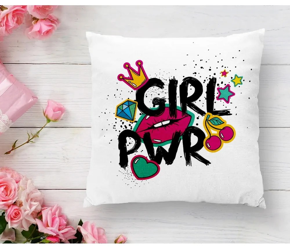 Dětský povlak na polštář 43x43 cm Girl Power – Mila Home