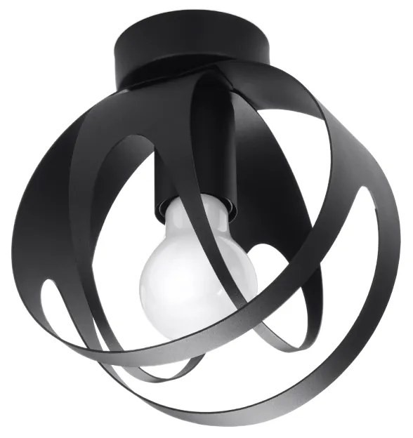 Sollux Lighting Stropní svítidlo TULOS černé