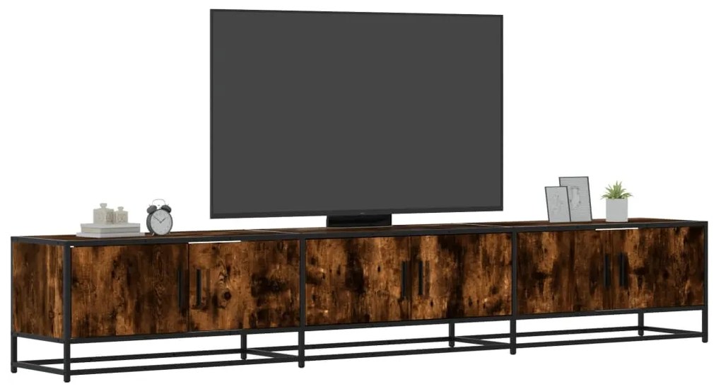 TV skříňka kouřový dub 240 x 35 x 41 cm kompozitní dřevo 3300797