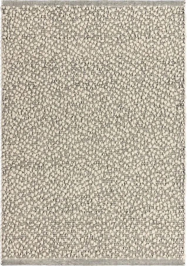Šedý ručně tkaný koberec s příměsí vlny 200x290 cm Claude – MADE