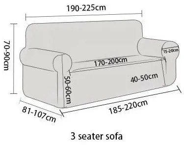 4Home Napínací potah na sedačku Magic clean béžová, 190 - 230 cm
