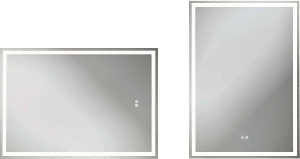 kielle Idolio - Zrcadlo s LED osvětlením a vyhříváním, 80x60 cm 50324101