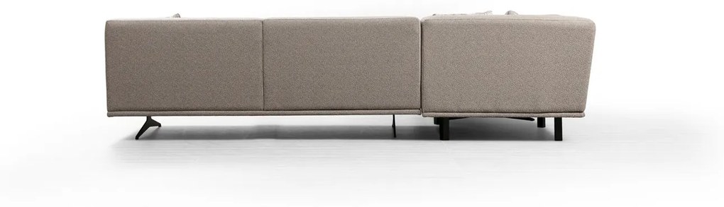 Designová rohová sedačka Kessya béžová - pravá