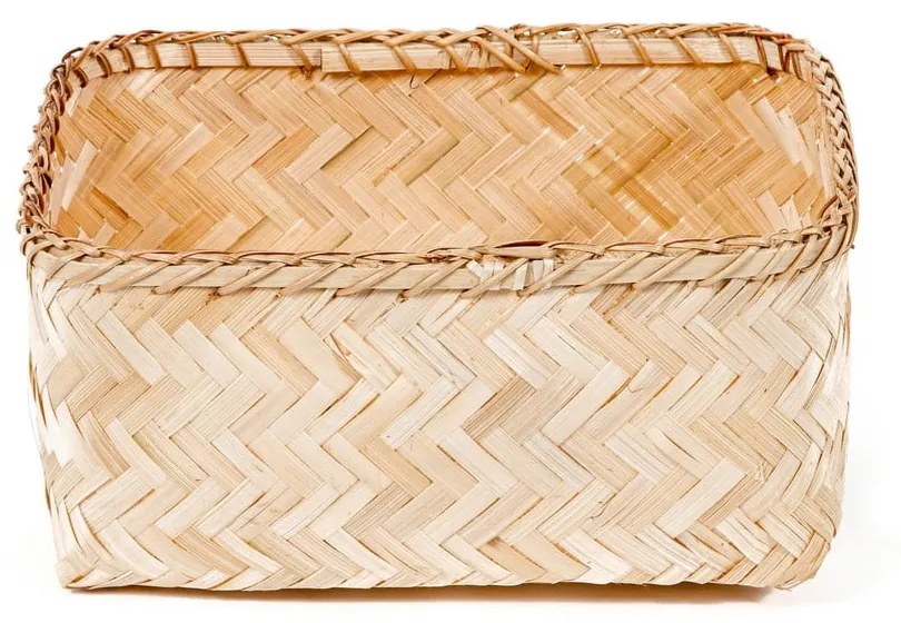 Úložný bambusový košík Compactor Halong Basket, 30 x 15 cm