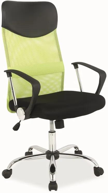 Casarredo Kancelářská židle Q-025 zelená/černá