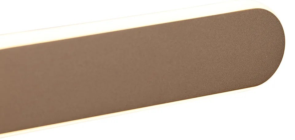 Bronzové závěsné svítidlo včetně LED stmívatelné v kelvinech nastavitelné - Yipke