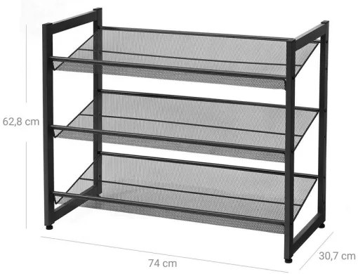 Botník ALVORO černá