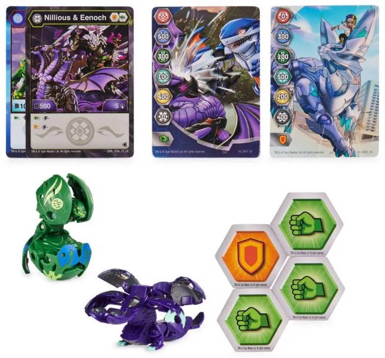 Spin master Bakugan plechový box s exkluzivním Bakuganem S5