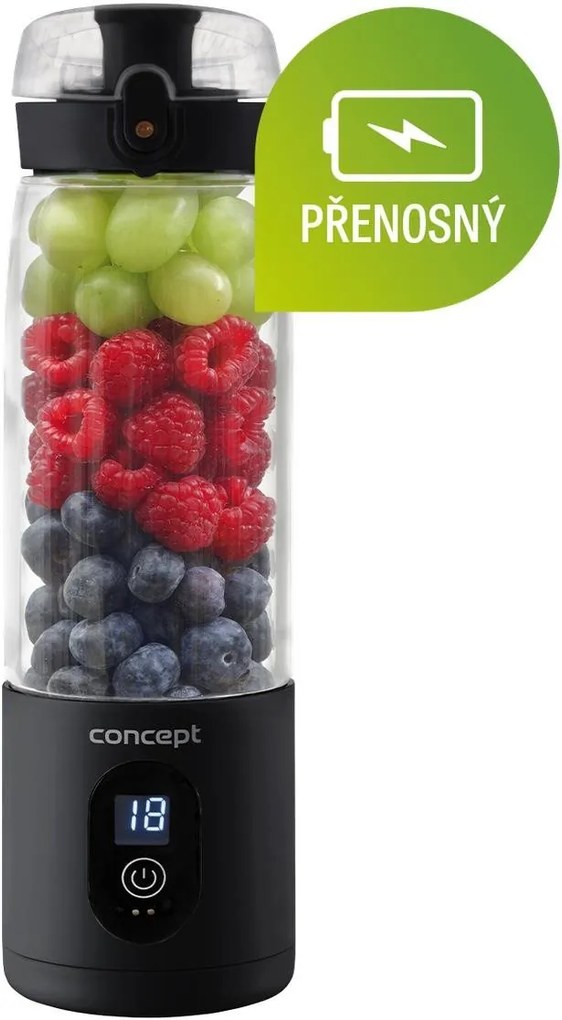 Stolní mixér concept sm4001 smoothie fitmaker usb černý