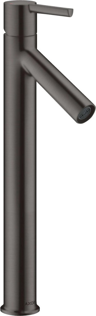 Axor Starck - Umyvadlová baterie s výpustí, EcoSmart, kartáčovaný černý chrom 10103340
