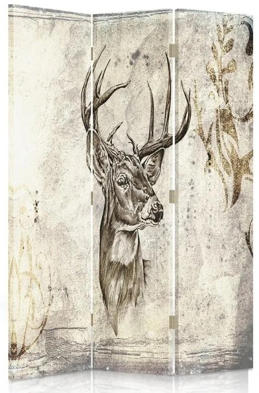 Gario Paraván Distinguished Deer Rozměry: 180 x 170 cm, Provedení: Otočný paraván 360°