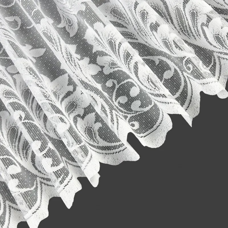 Vitrážová žakárová záclona 7012, výška 60 cm, metráž