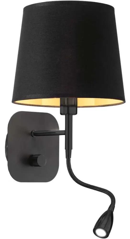 Ideal Lux | Ideal Lux - LED Nástěnná lampa NORDIK 1xE14/40W + LED/1,5W/230V | ID158242
