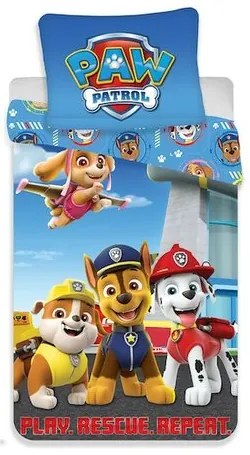 Jerry Fabrics Dětské povlečení Paw Patrol 208 micro, 140 x 200 cm, 70 x 90 cm