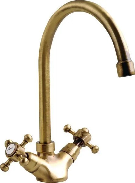 Reitano Rubinetteria Reitano Rubinetteria, ANTEA stojánková dřezová baterie, výška 275mm, bronz, 3096