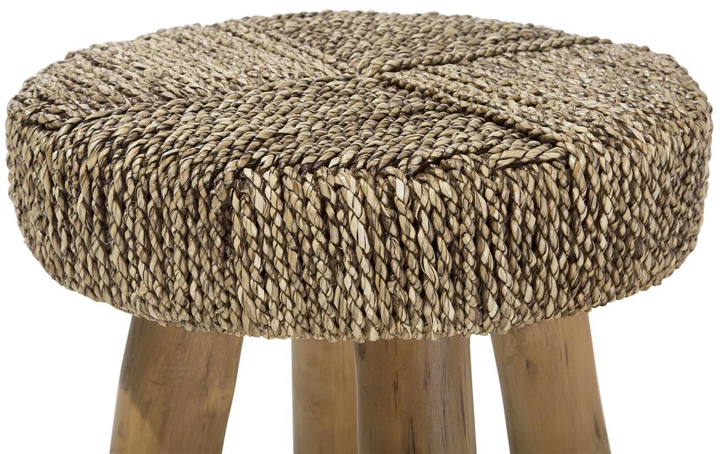 Dřevěný odkládací stolek KELSEY Beliani