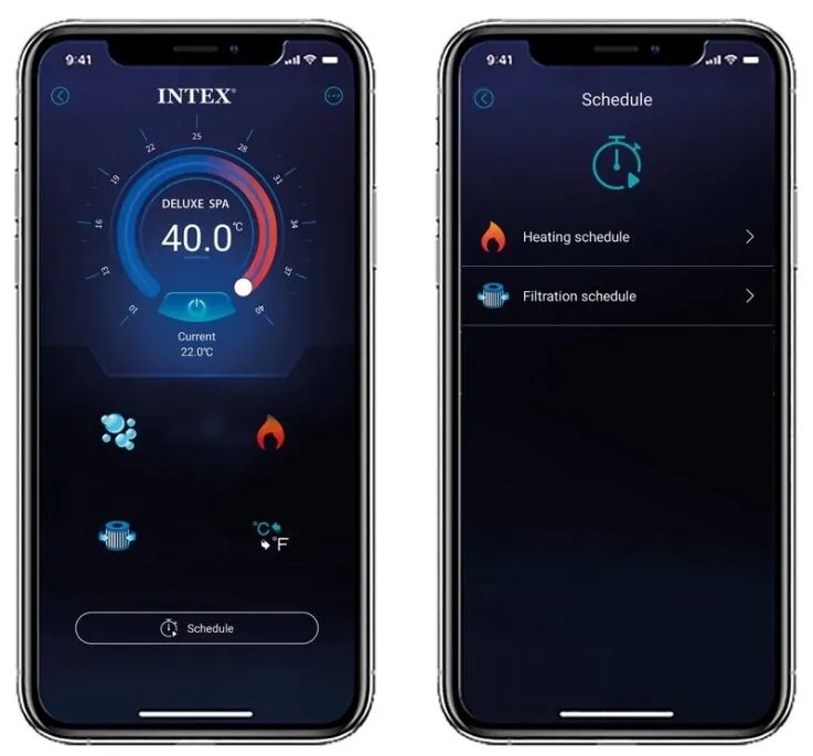 Bazén vířivý nafukovací Pure Spa - Bubble Greywood Deluxe 4 - Intex 28440