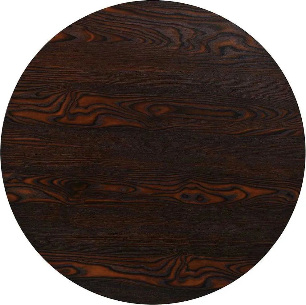 Bistro stůl MDF a ocel kulatý 80 x 75 cm 245610