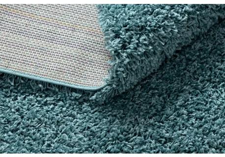Dywany Luszczow Kusový koberec SOFFI shaggy 5 cm modrý Rozměr koberce: 80 x 200 cm