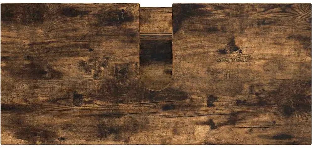 Sada koupelnového nábytku 2 ks Kouřový dub 76,5 x 35 x 64 cm 3393018