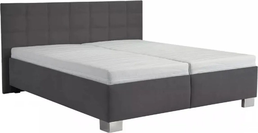 BLANÁŘ Postel Olly 180x200 Salina šedá