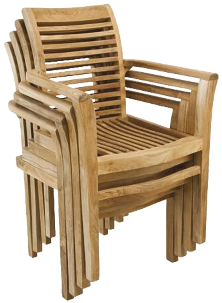 Nábytek Texim Faisal I. hranatý zahradní nábytek teak set 1+8