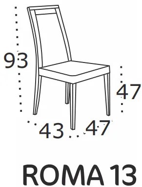 Drewmix Jídelní židle Roma 13