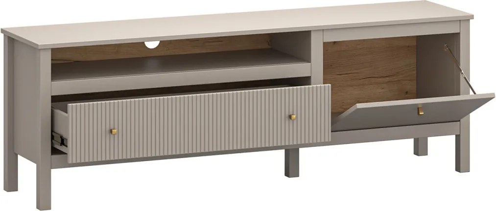 TV stolek 1d1s/160 (B) taupe Kleo