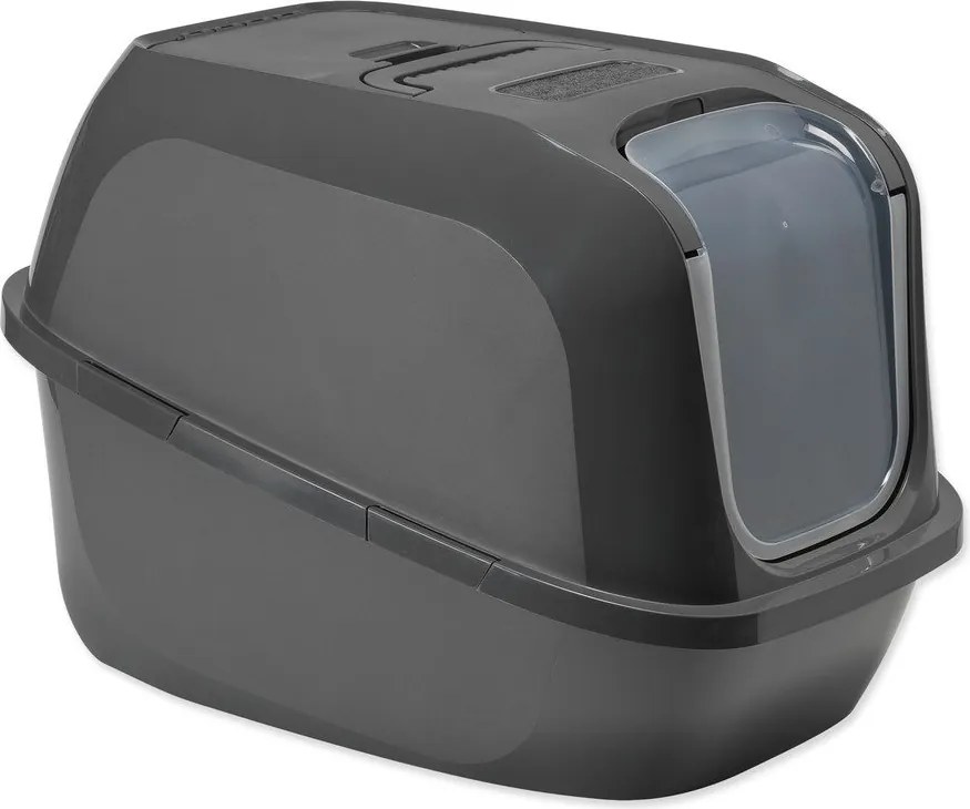 Šedý kočičí záchod 49x66 cm Moderna Mega Deluxe – Plaček Pet Products
