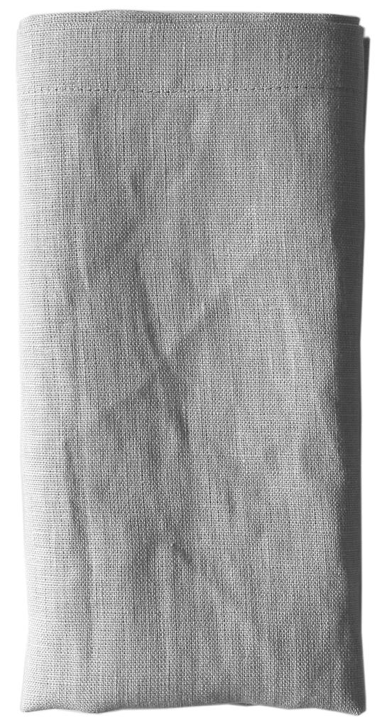 TULULUM Lněná utěrka - světle šedá, 44 x 66 cm