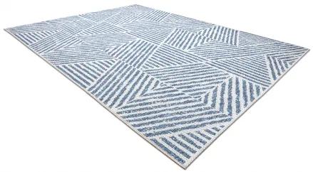 koberec COLOR 47176360 SISAL řádky, trojúhelníky, cikcak béžový / mod velikost 140x200 cm | krásné koberce cz