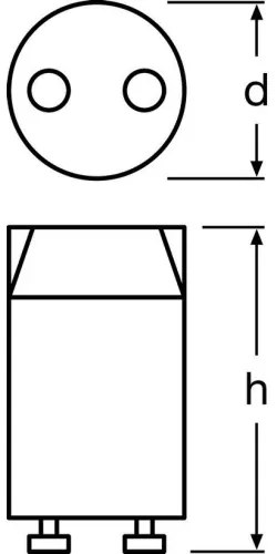 Startér OSRAM ST111 SINGLE L4...65W DL18