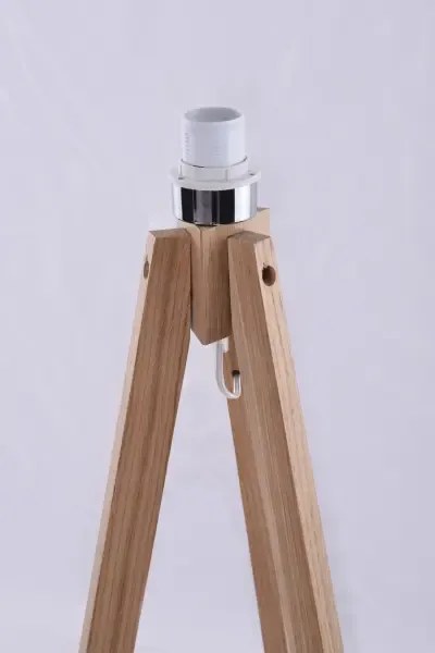 Dřevěná lampa Tripod