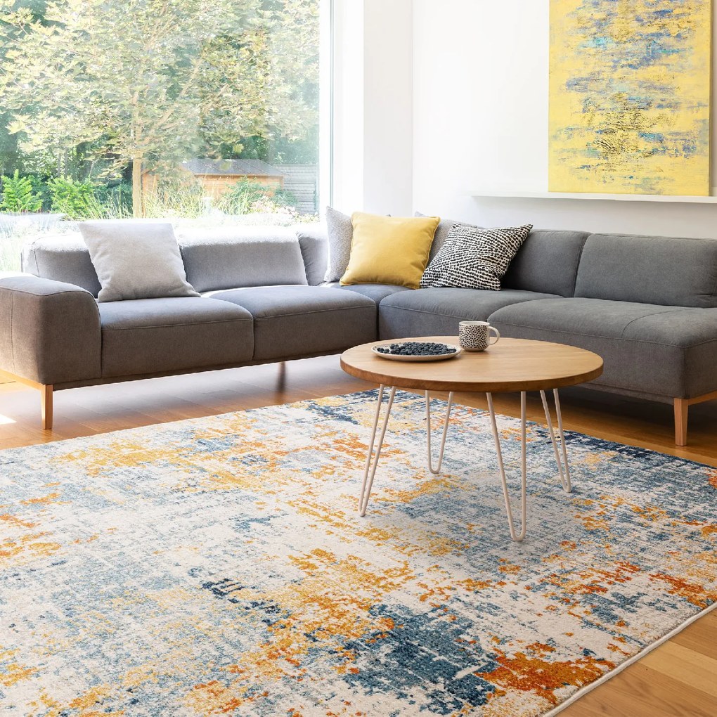 Tribeca Design Kusový koberec Dinamo Illusion Ochre Rozměry: 200x290 cm