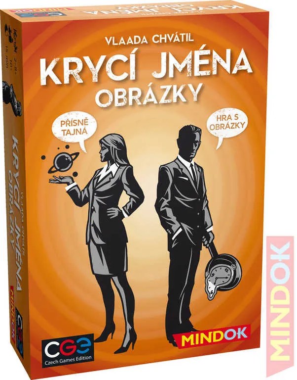 MINDOK HRA Krycí jména Obrázky *SPOLEČENSKÉ HRY* mn258