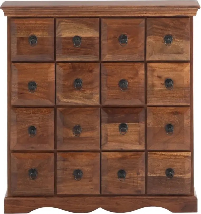 furniture-nabytek.cz - Komoda Meridan akácie 16 šuplíku