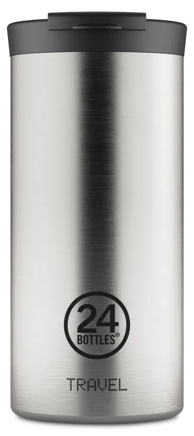 Termohrnek Travel Tumbler Brushed Steel 600ml 24 Bottles
