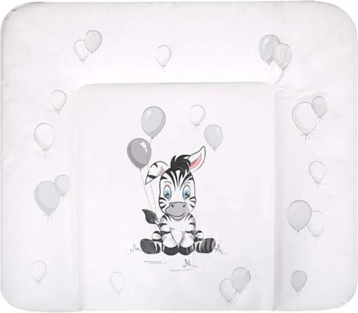 Přebalovací podložka měkká New Baby Zebra bílá 85x70